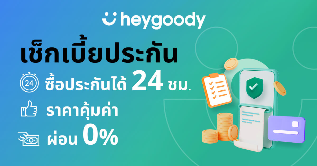 วิธีซื้อประกัน heygoody ง่ายๆ ได้เพียง 3 นาที